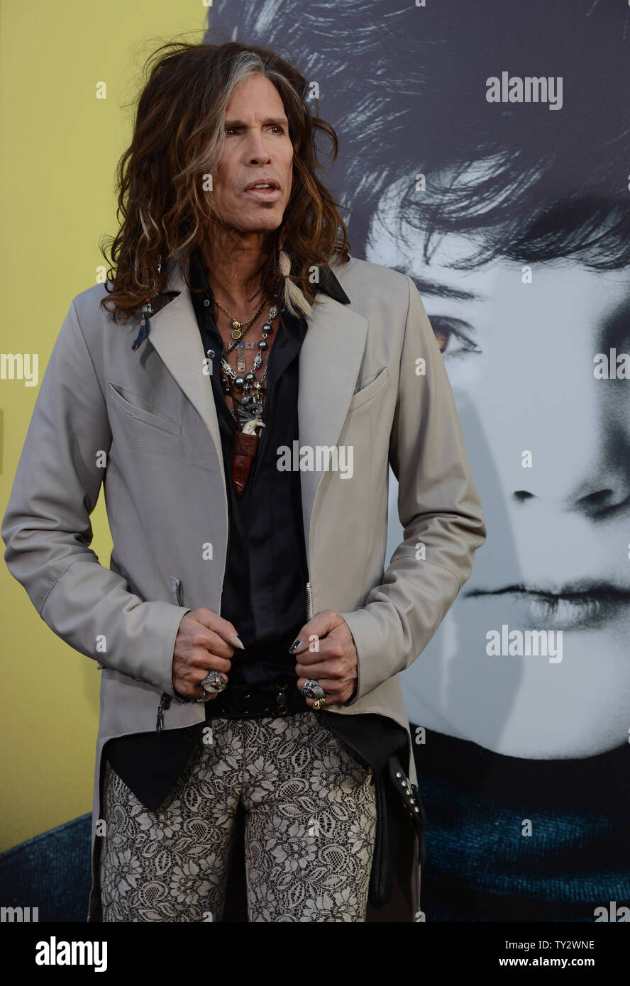 Singer Steve Tyler attends the premiere of the motion picture fantasy ...