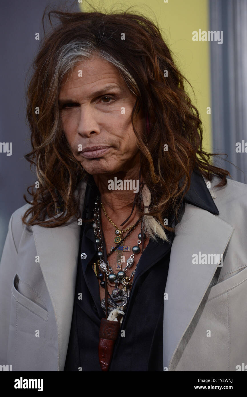 Singer Steve Tyler attends the premiere of the motion picture fantasy ...