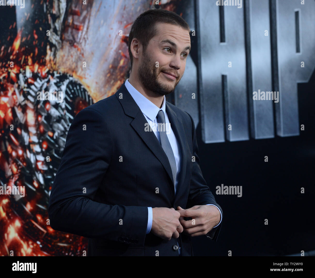 Taylor Kitsch, a cast member in the premiere motion picture sci-fi ...