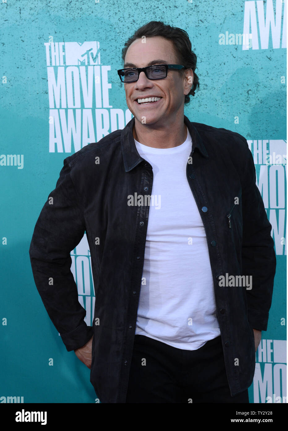 Actor Jean-Claude Van Damme arrives at the MTV Movie Awards at the ...