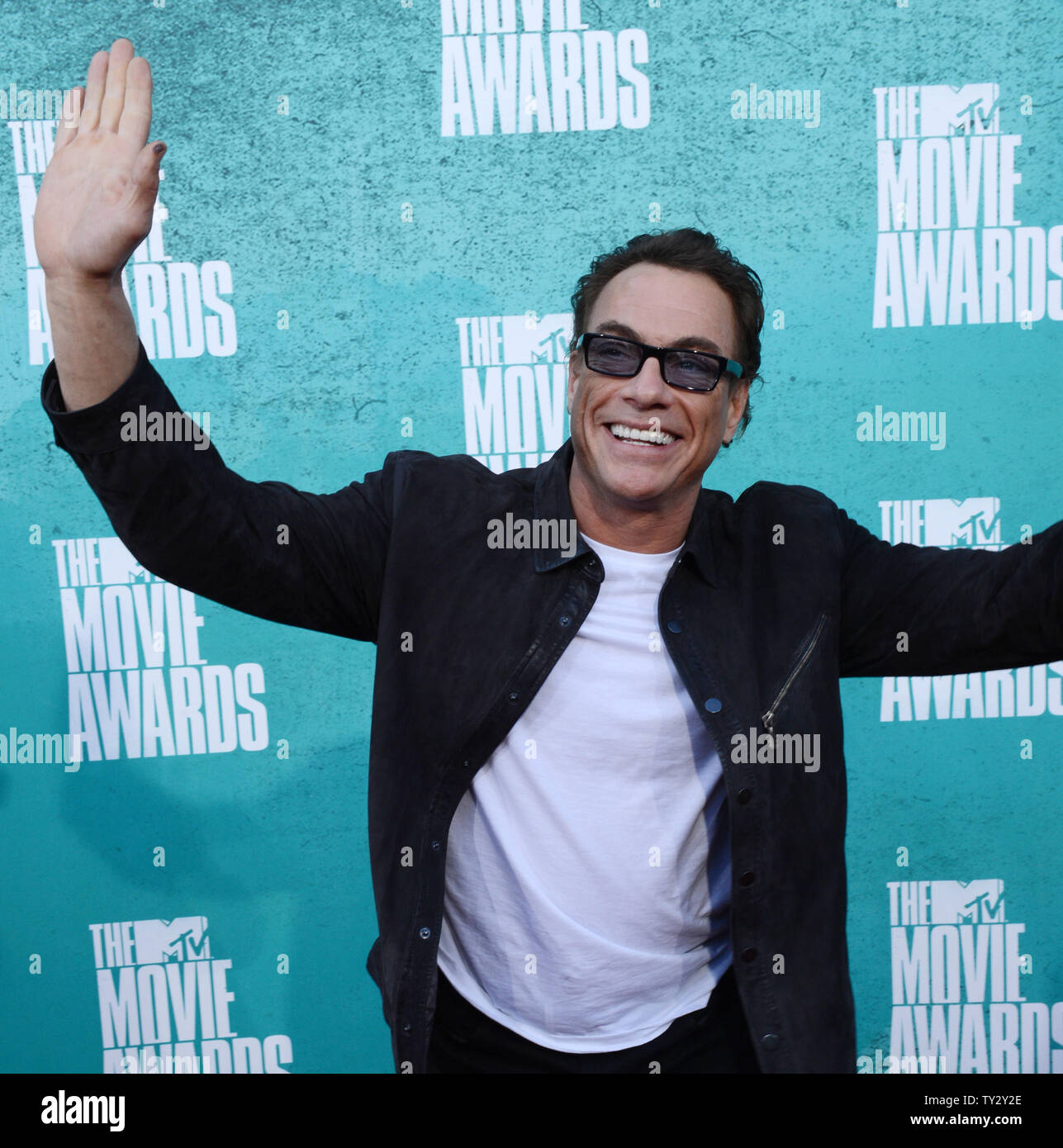 Actor Jean-Claude Van Damme arrives at the MTV Movie Awards at the ...