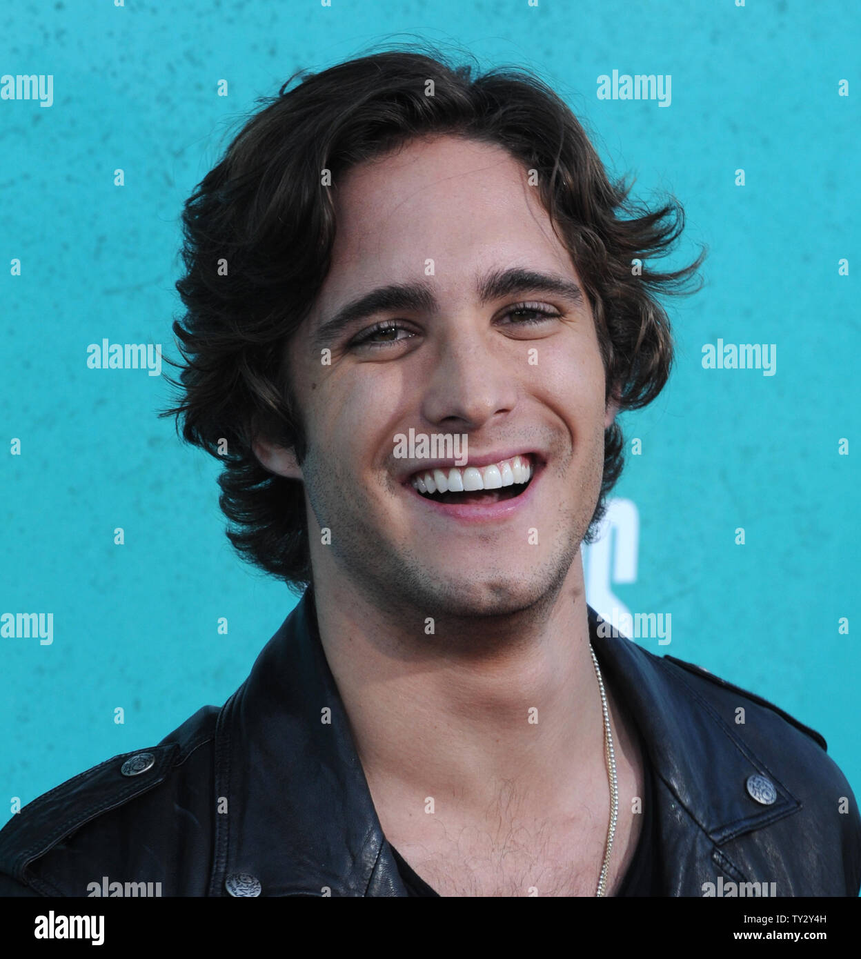 Actor Diego Boneta arrives at the MTV Movie Awards at the Gibson ...