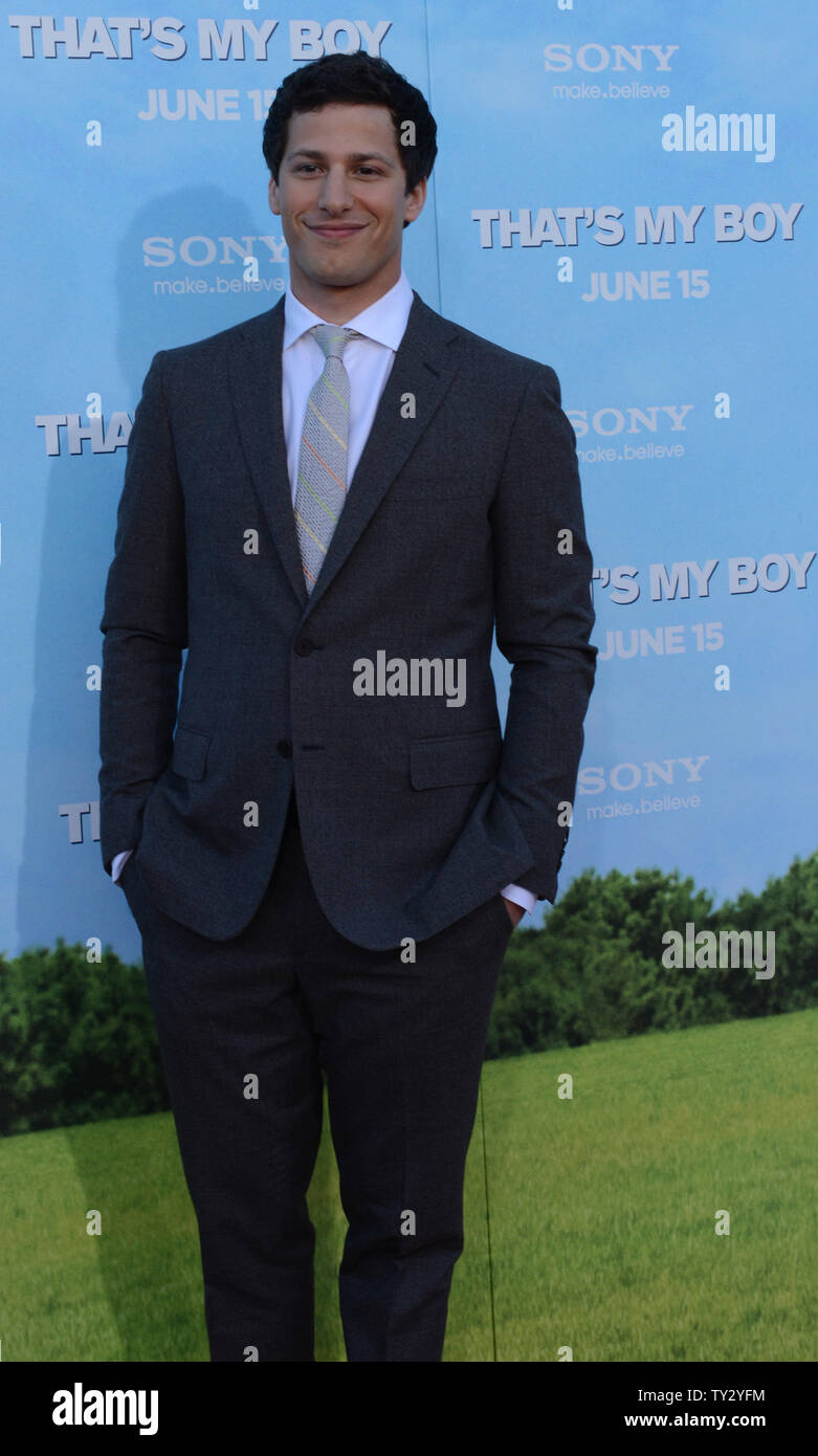 Actor Andy Samberg, a cast member in the motion picture comedy "That's ...