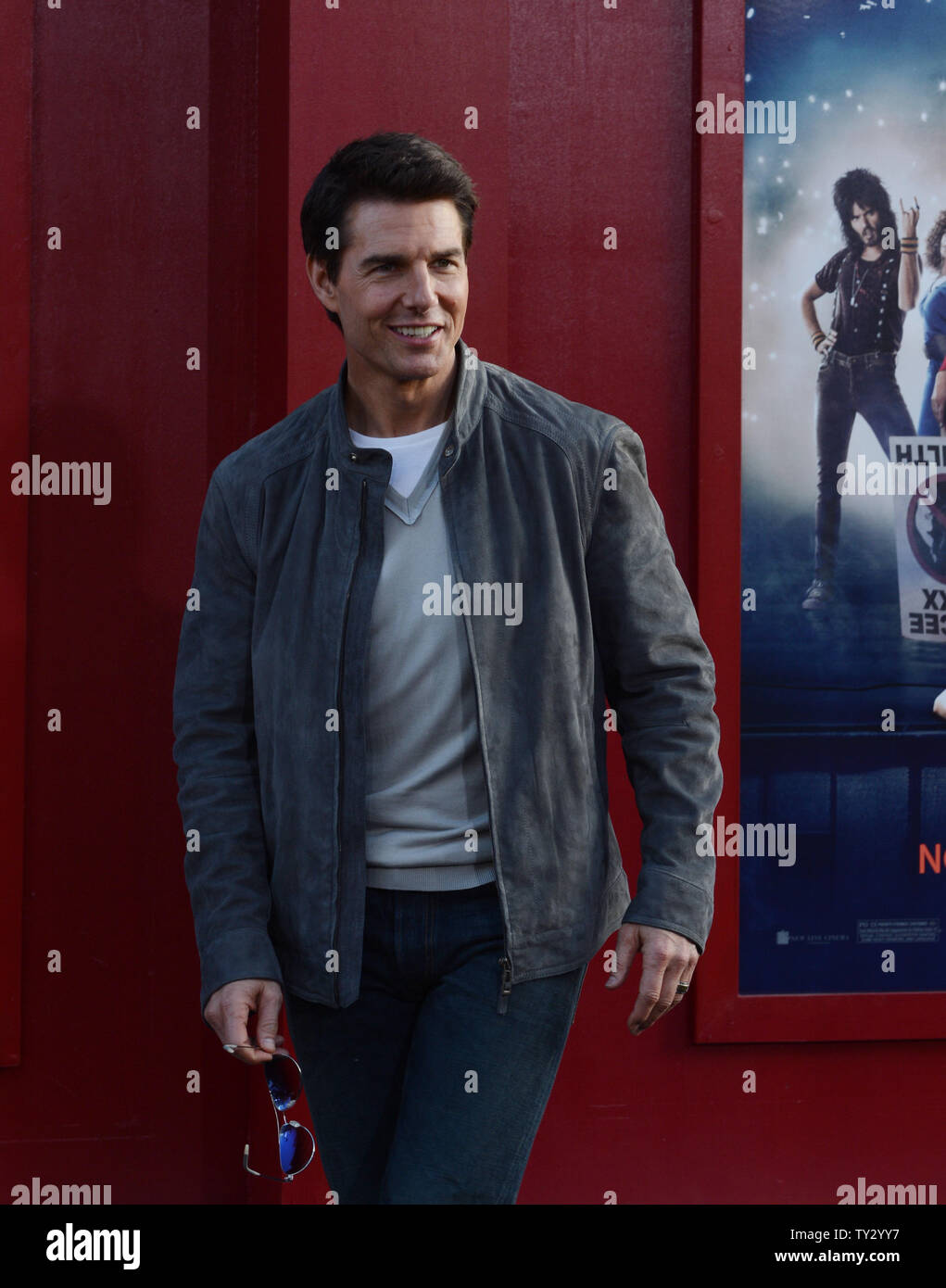 Actor Tom Cruise who portrays Stacee Jaxx in the motion picture ...