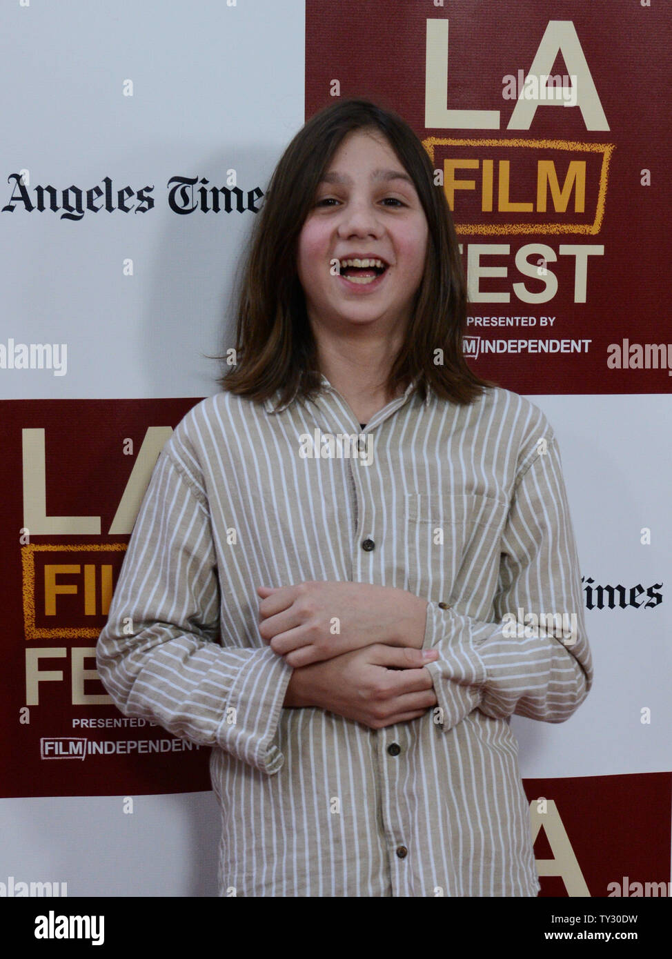 Actor Michael Hall D'Addario, a cast member in the motion picture drama ...