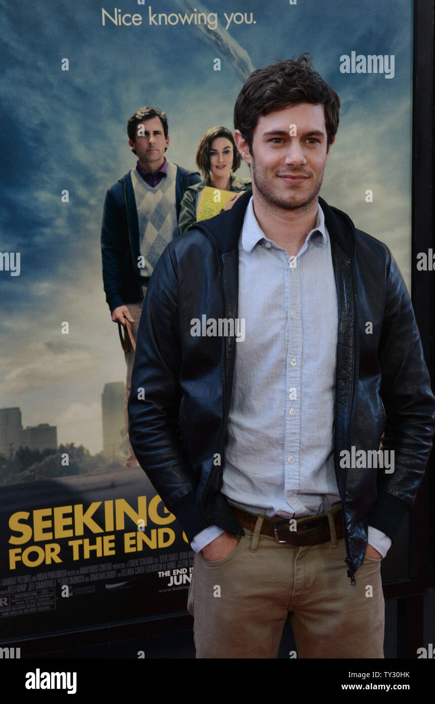 Actor Adam Brody, a cast member in the motion picture sci-fi dramatic ...