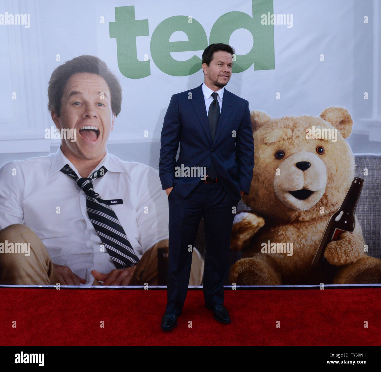 Actor Mark Wahlberg, a cast member in the motion picture comedy "Ted ...