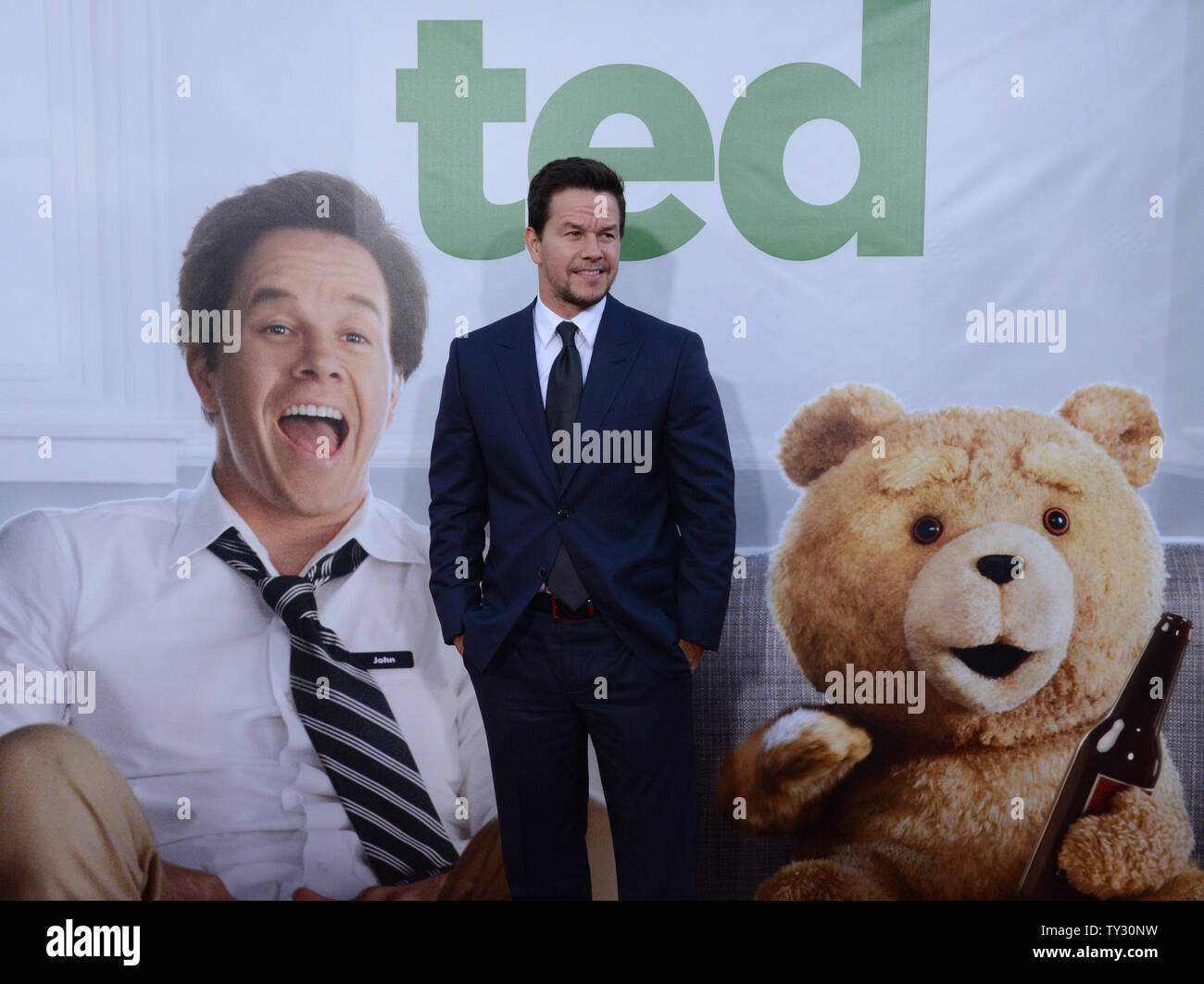 Actor Mark Wahlberg, a cast member in the motion picture comedy "Ted ...
