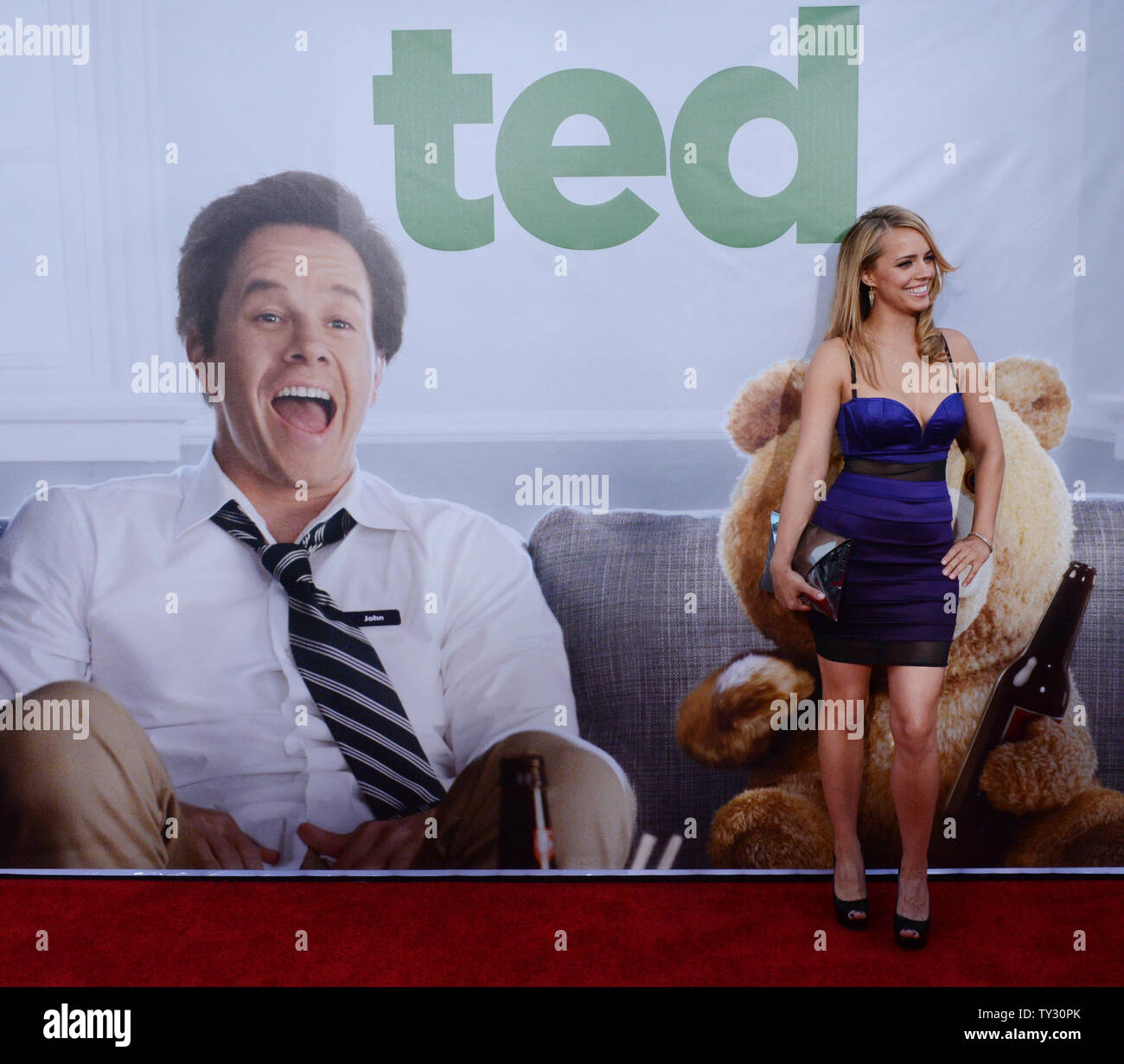 Actress Jessica Barth, a cast member in the motion picture comedy "Ted ...