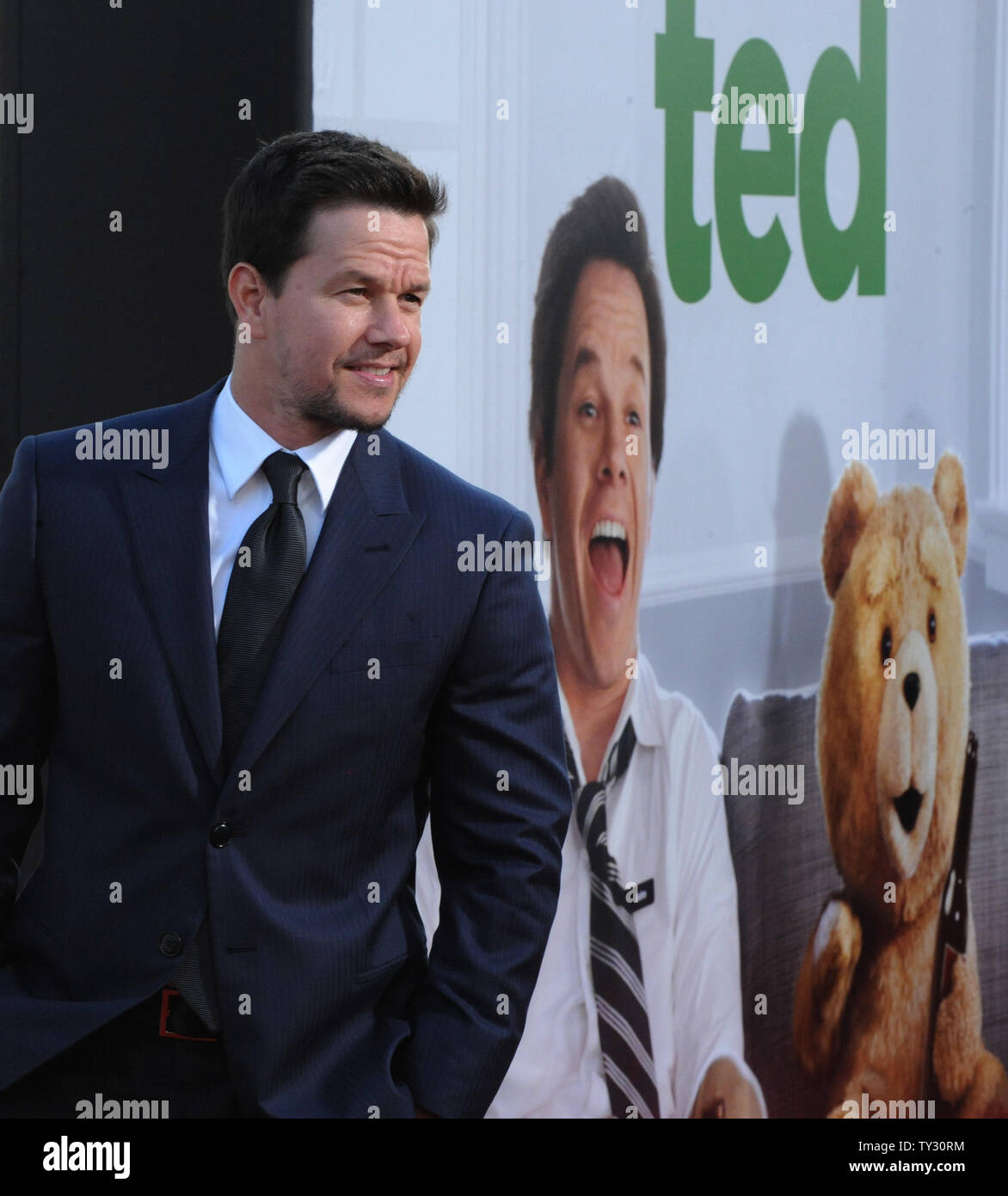 Actor Mark Wahlberg, a cast member in the motion picture comedy "Ted ...