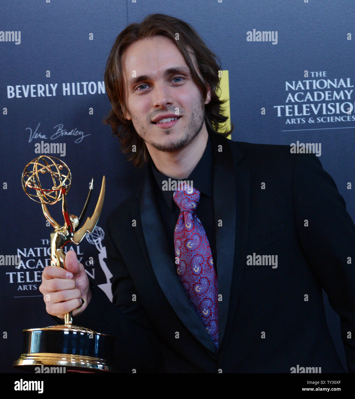 Jonathan Jackson appears backstage with the Best Actor in a Drama award ...