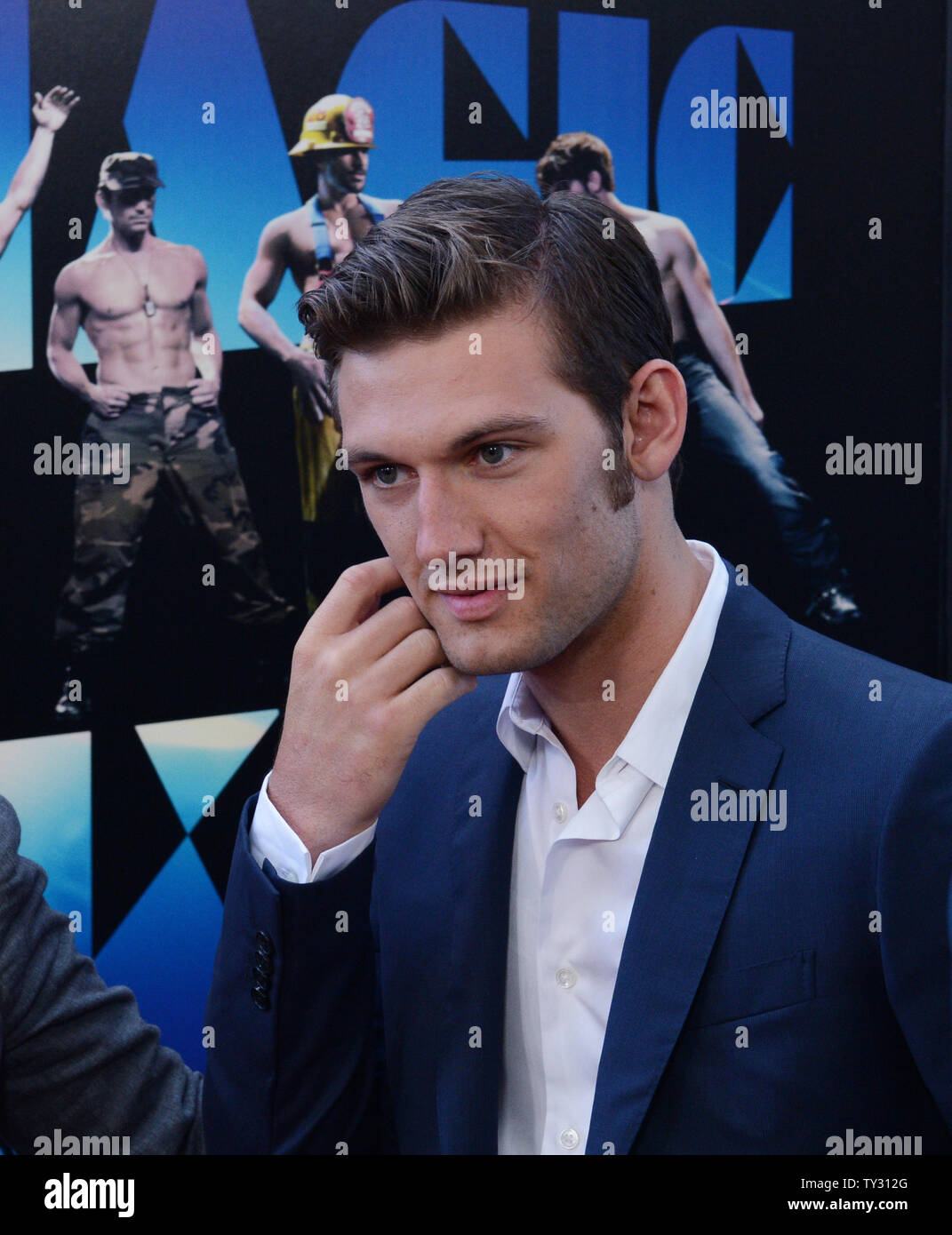 Actor Alex Pettyfer, a cast member in the motion picture dramatic ...