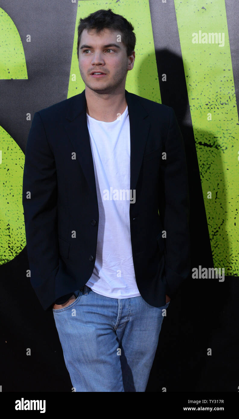 Actor Emile Hirsch, a cast member in the motion picture crime thriller ...