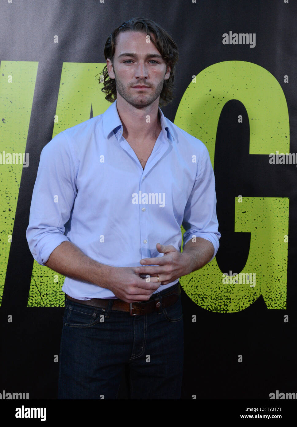 Actor Jake McLaughlin, a cast member in the motion picture crime ...