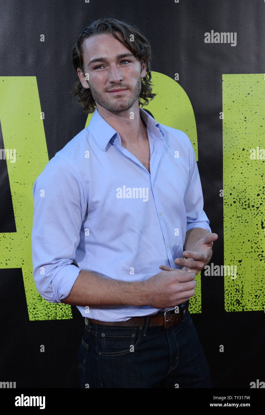 Actor Jake McLaughlin, a cast member in the motion picture crime ...
