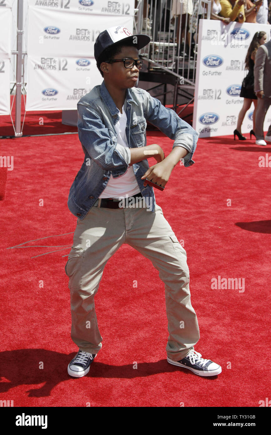 Astro (aka Brian Bradley) arrives for the BET Awards 12 at the Shrine ...