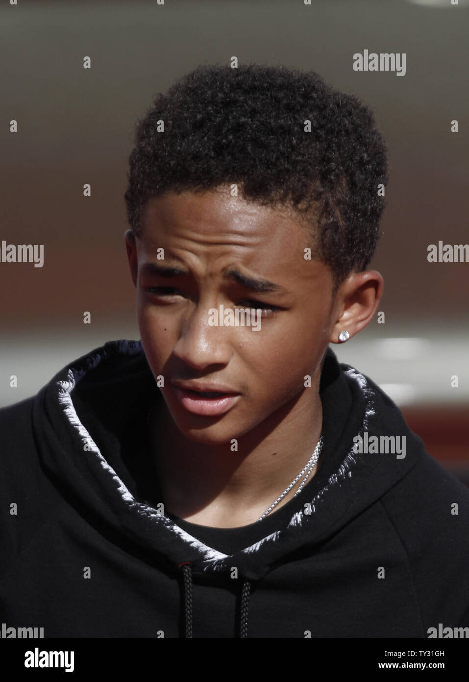 Actor Jaden Smith arrives for the BET Awards 12 at the Shrine ...