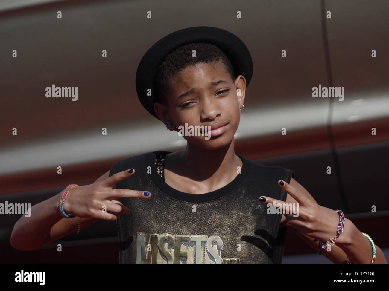 Singer Willow Smith arrives for the BET Awards 12 at the Shrine ...