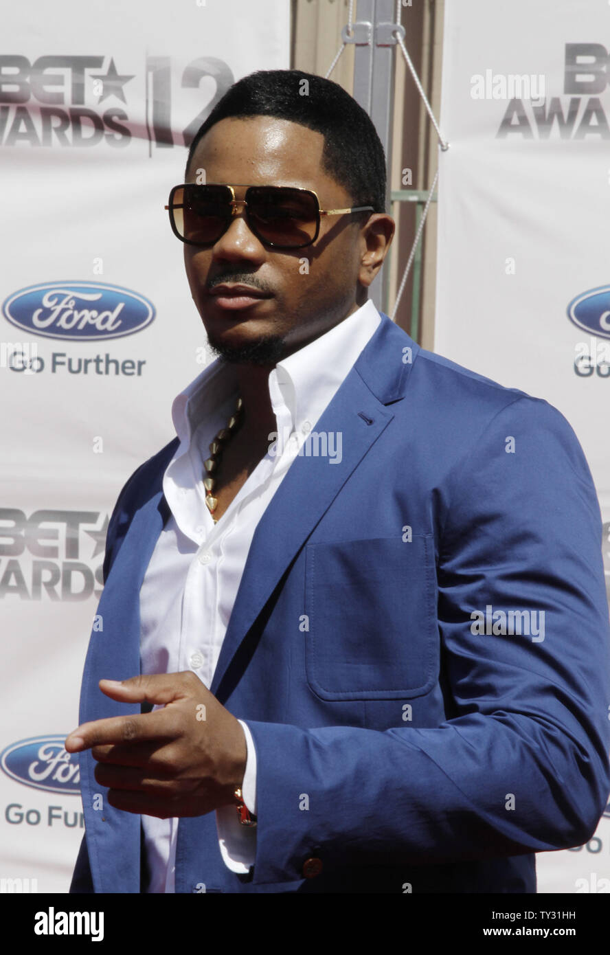 Actor Hosea Chanchez arrives for the BET Awards 12 at the Shrine ...