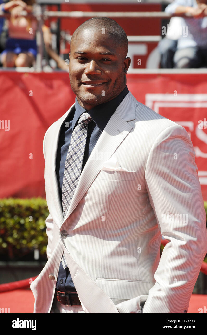 NFL player Michael Robinson of the Seattle Seahawks arrives for the ...