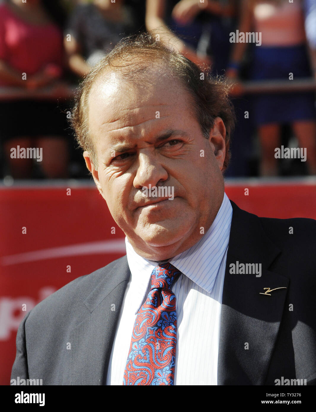Sportscaster Chris Berman arrives for the ESPY Awards at Nokia Theatre ...