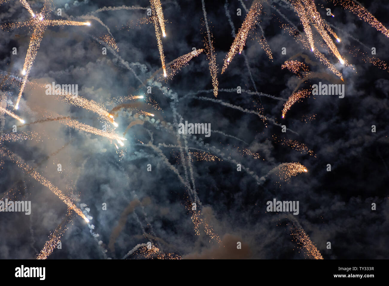 fireworks background rocket beautiful holiday Stock Photo - Alamy