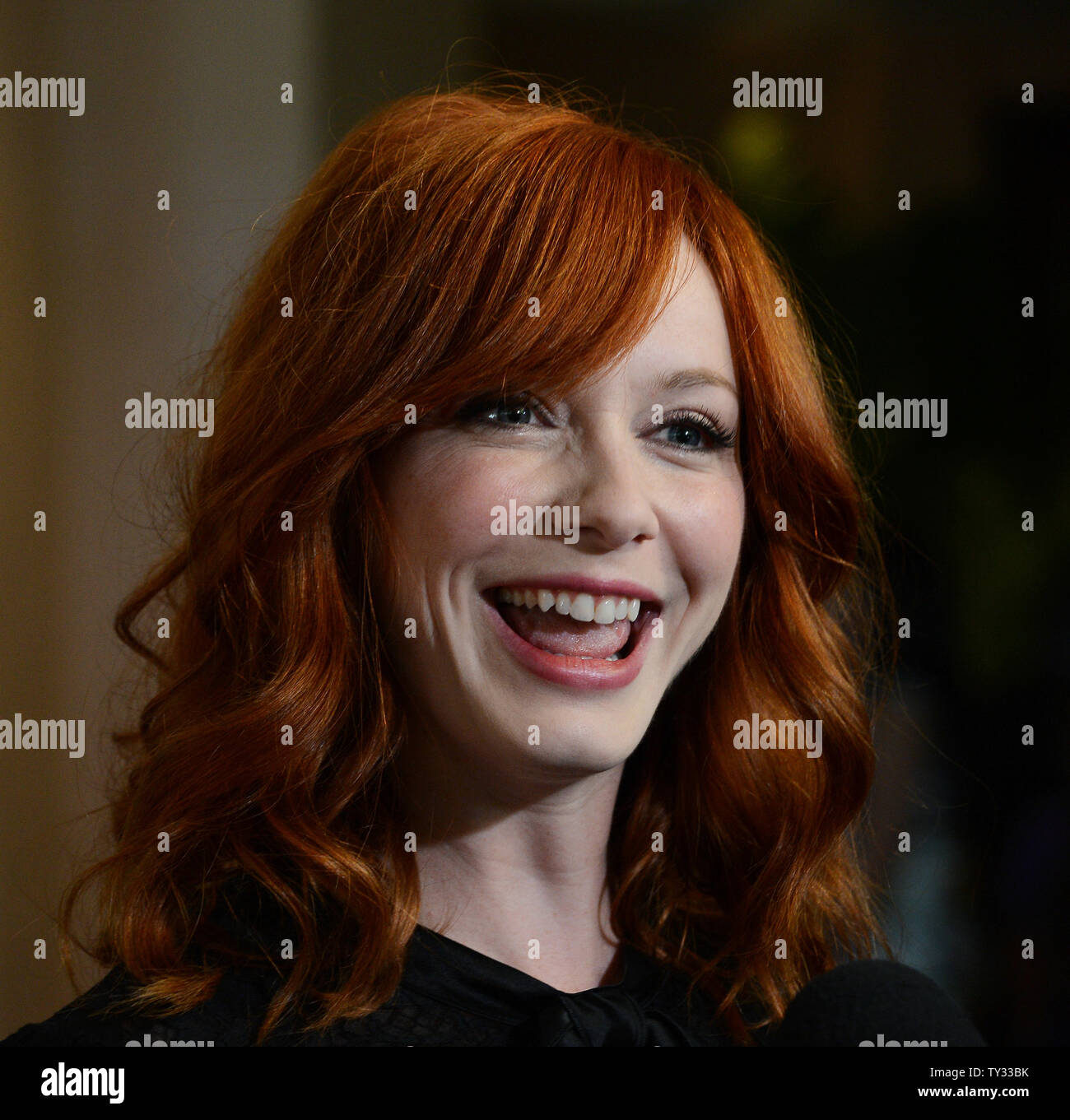 Actress Christina Hendricks arrives at the Hollywood Foreign Press ...