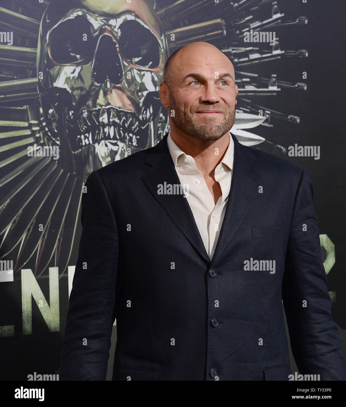 Randy Couture, a cast member in the action adventure motion picture ...