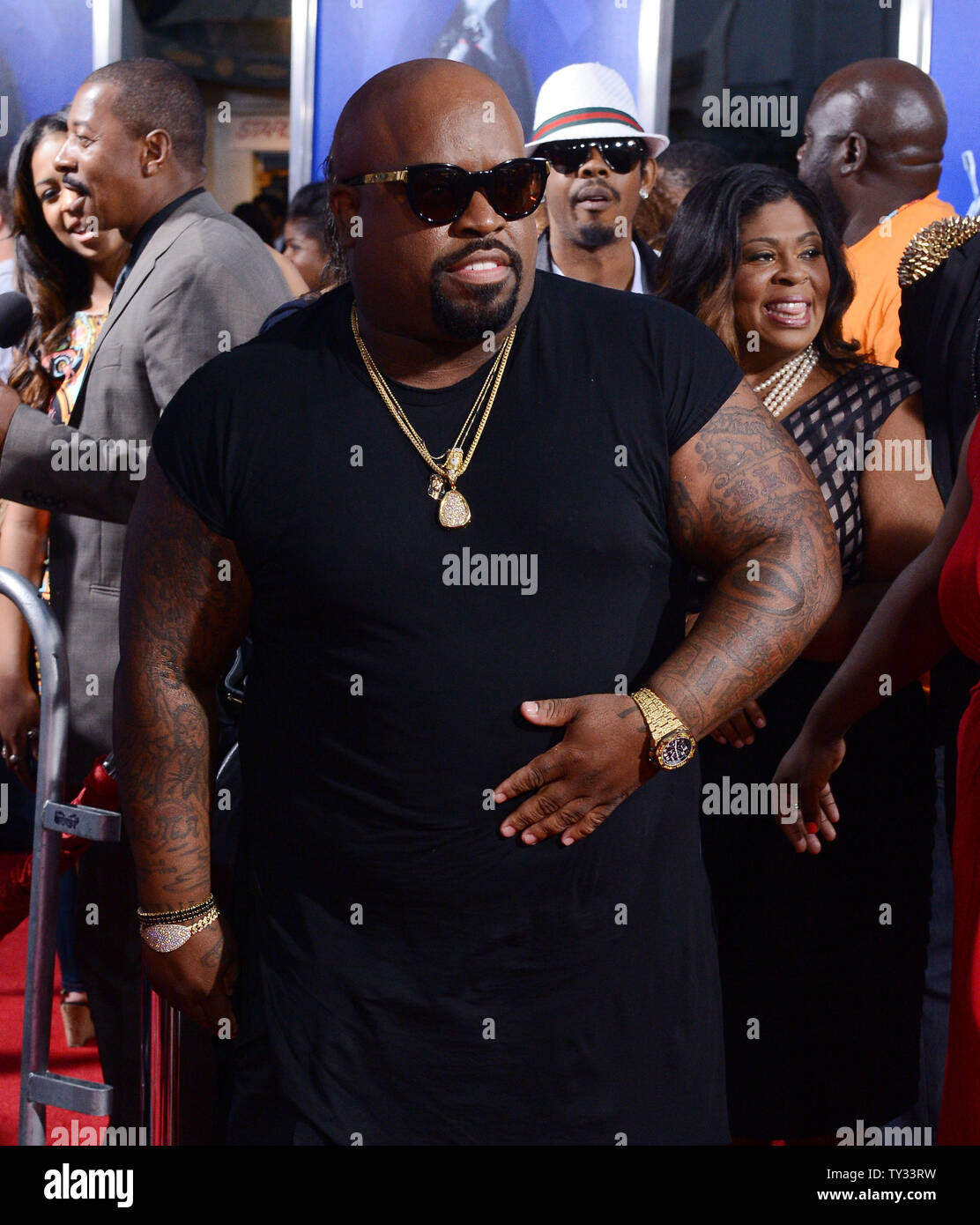 Singer Cee-Lo Green, a cast member in the motion picture drama "Sparkle ...