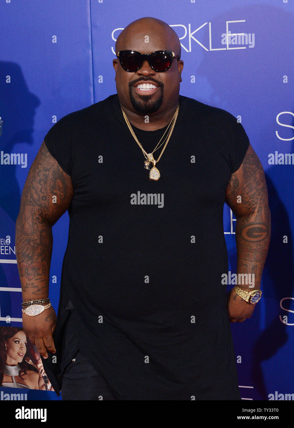 Singer Cee-Lo Green, a cast member in the motion picture drama "Sparkle ...