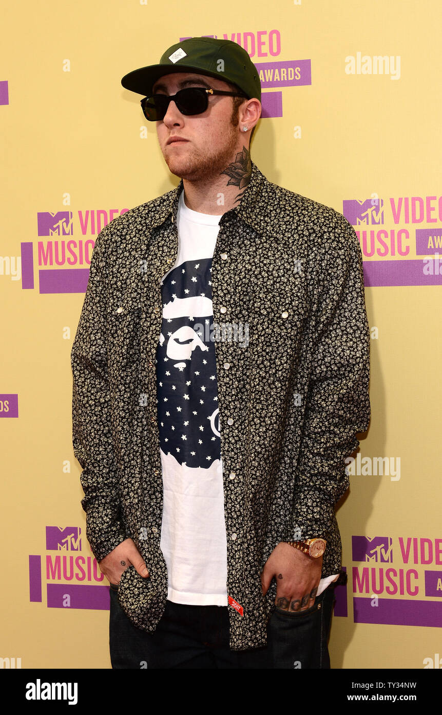 Mac Miller arrives for the MTV Video Music Awards at Staples Center in ...