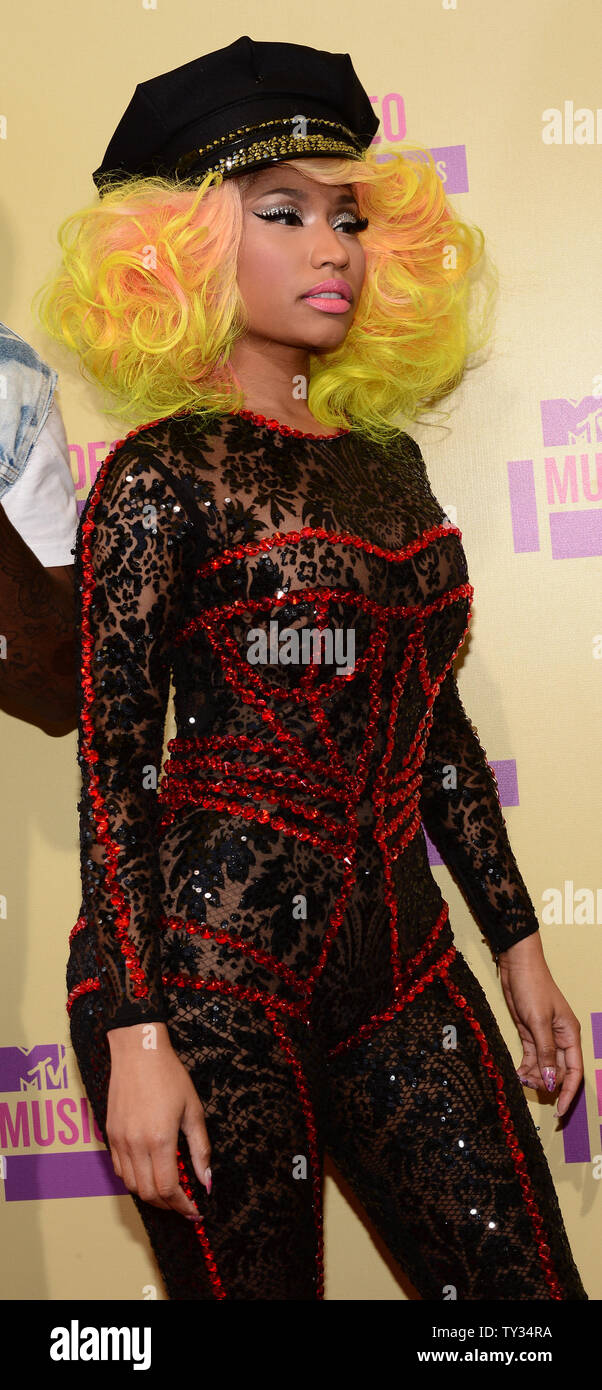 Singer Nicki Minaj arrives for the MTV Video Music Awards at Staples ...