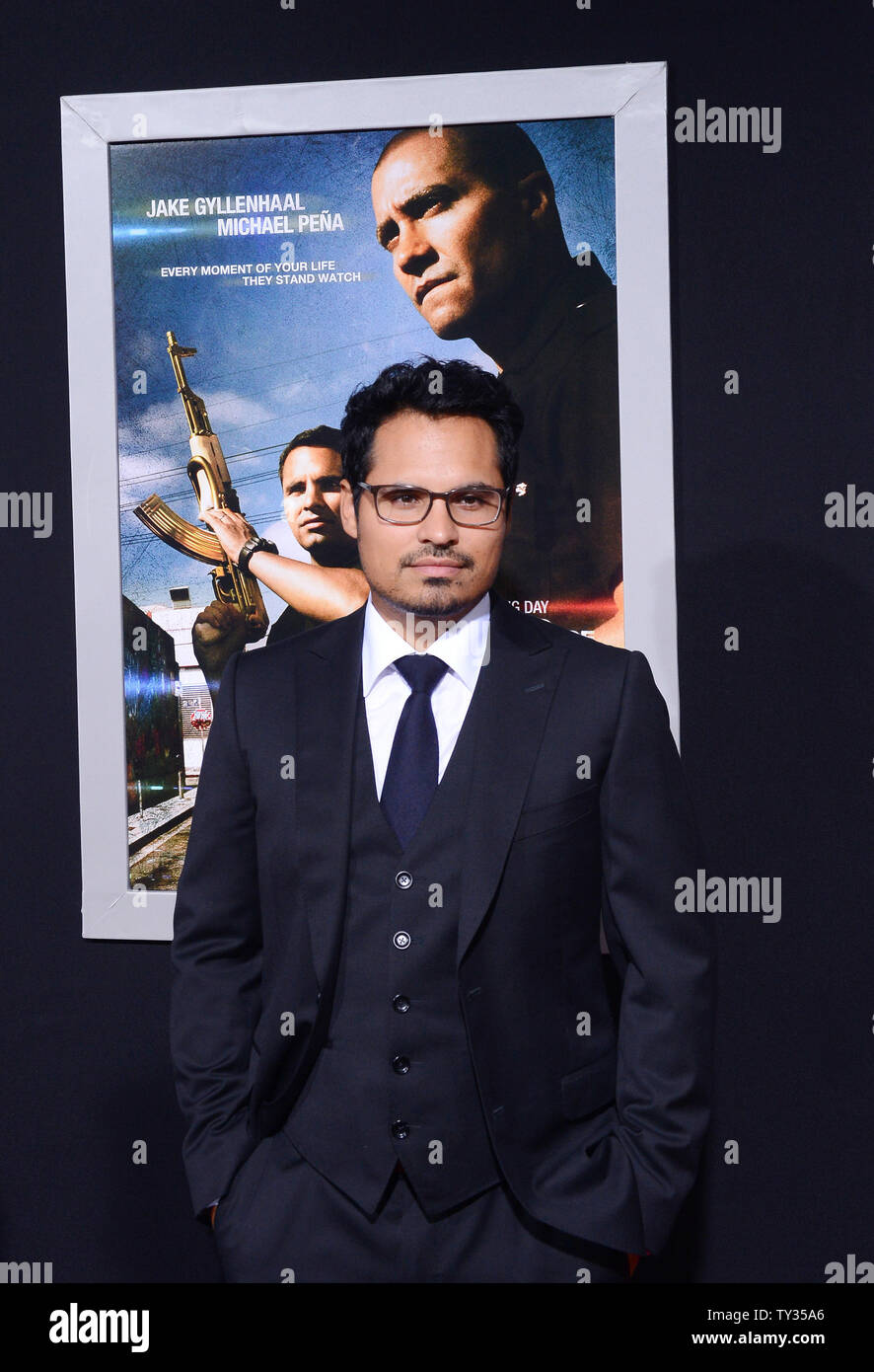 Michael Pena, a cast member in the motion picture crime thriller "End ...