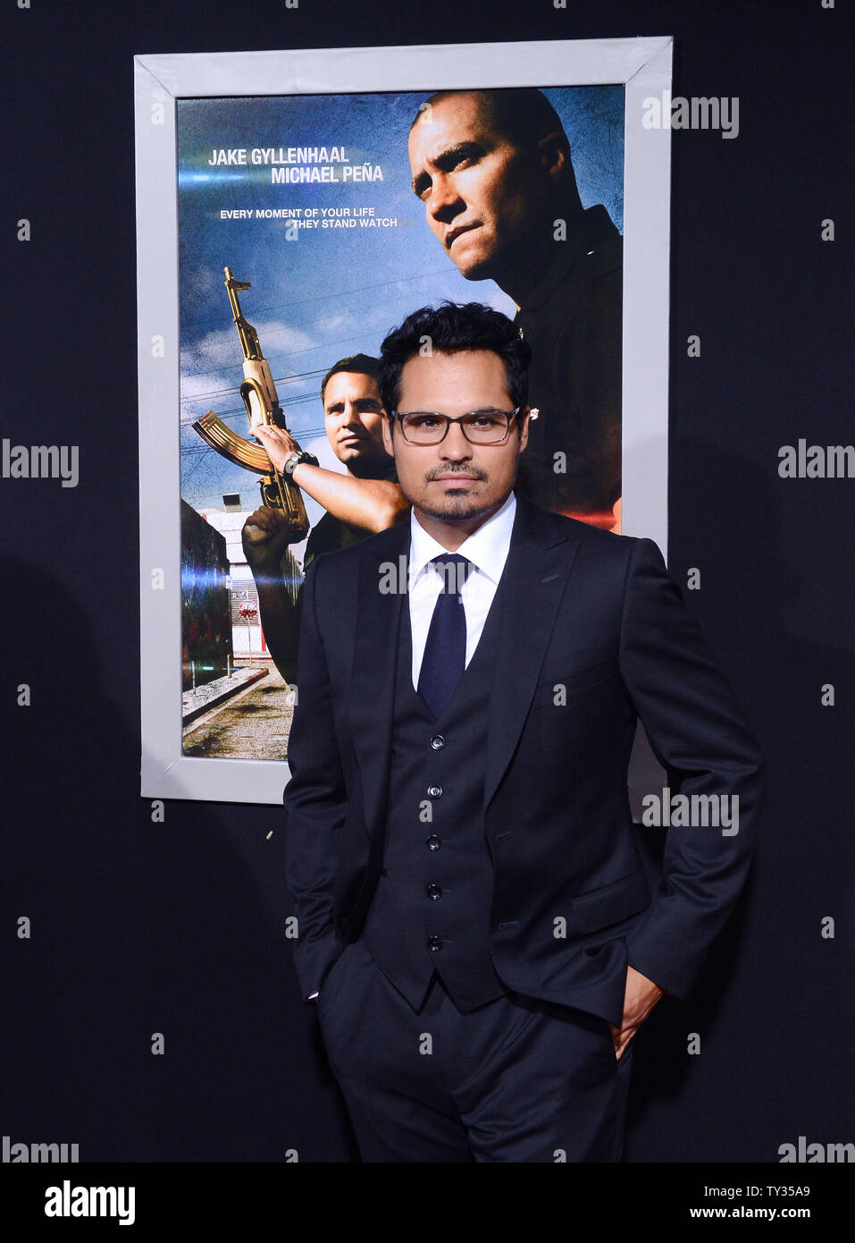 Michael Pena, a cast member in the motion picture crime thriller "End ...