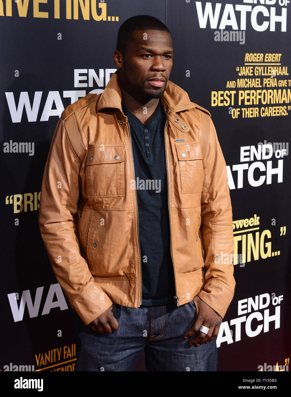 Curtis James Jackson aka 50 Cent attends the premiere of the motion ...