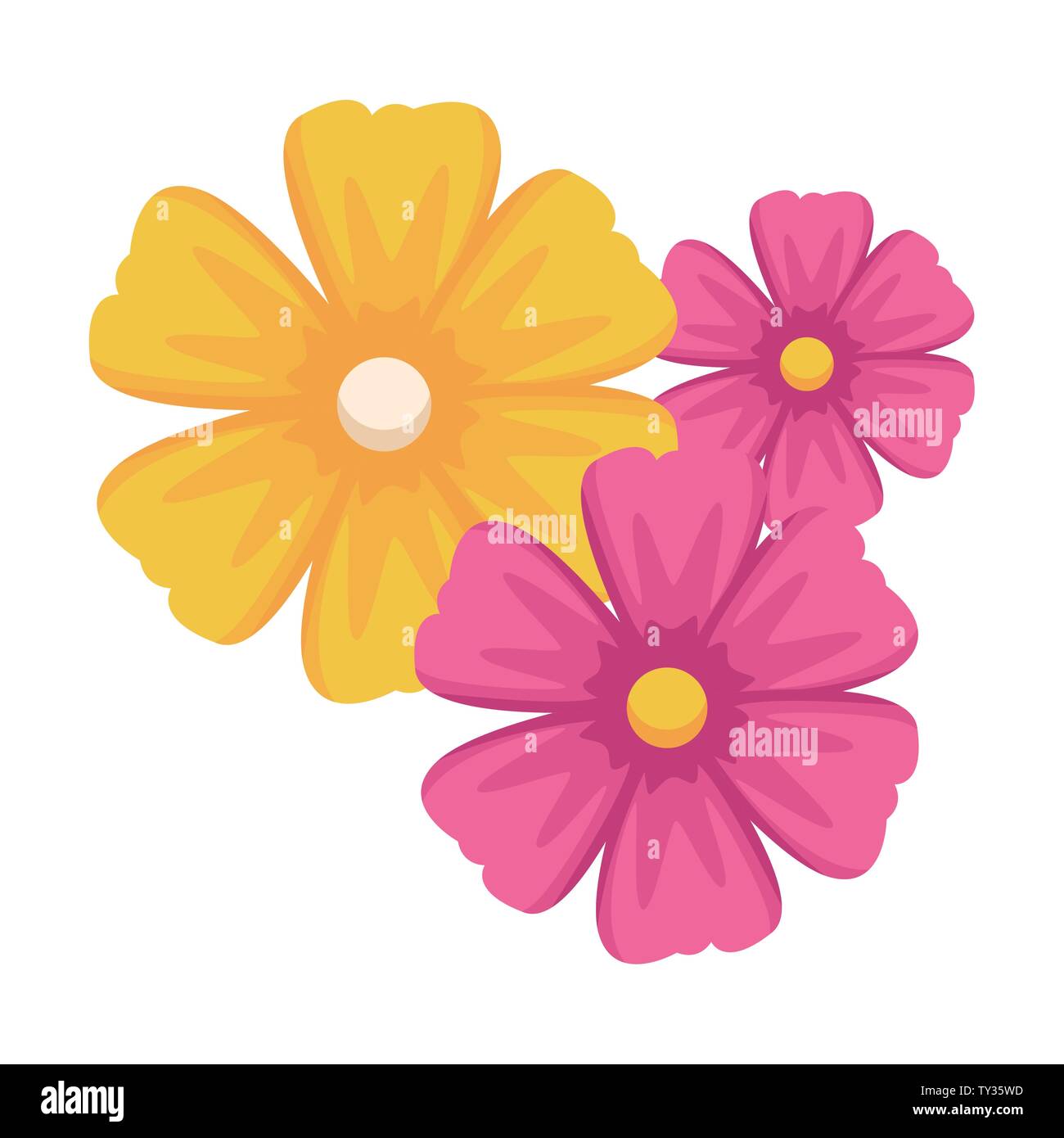 flower icon cartoon isolated Stock Vector Image & Art - Alamy