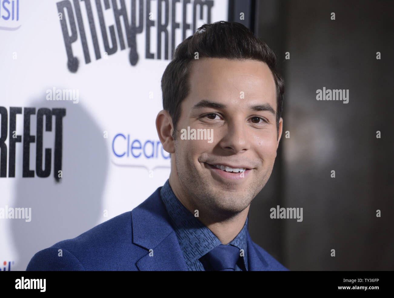 Cast member Skylar Astin attends the premiere of "Pitch Perfect" held ...