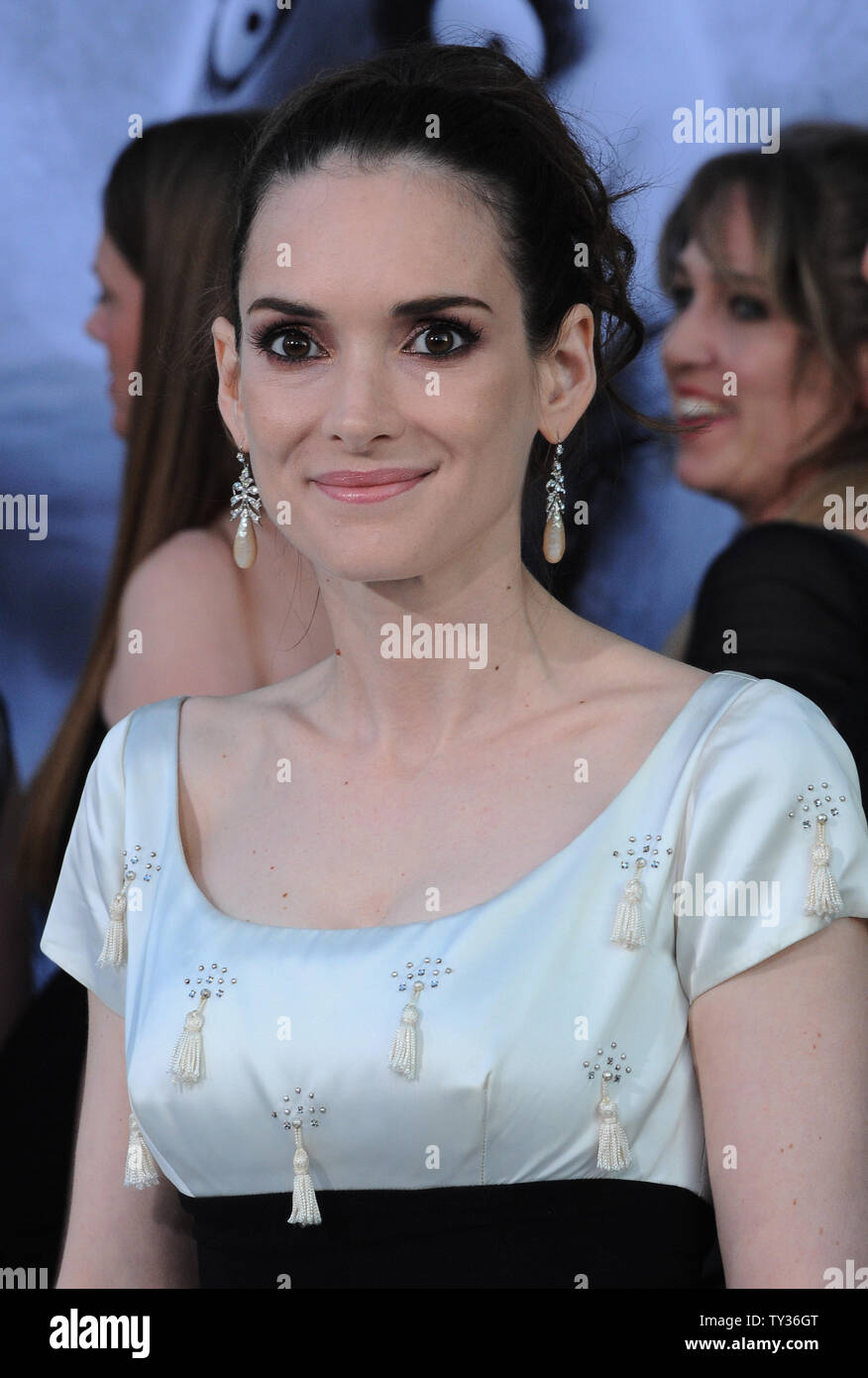 Actress Winona Ryder, a cast member in the animated motion picture sci ...