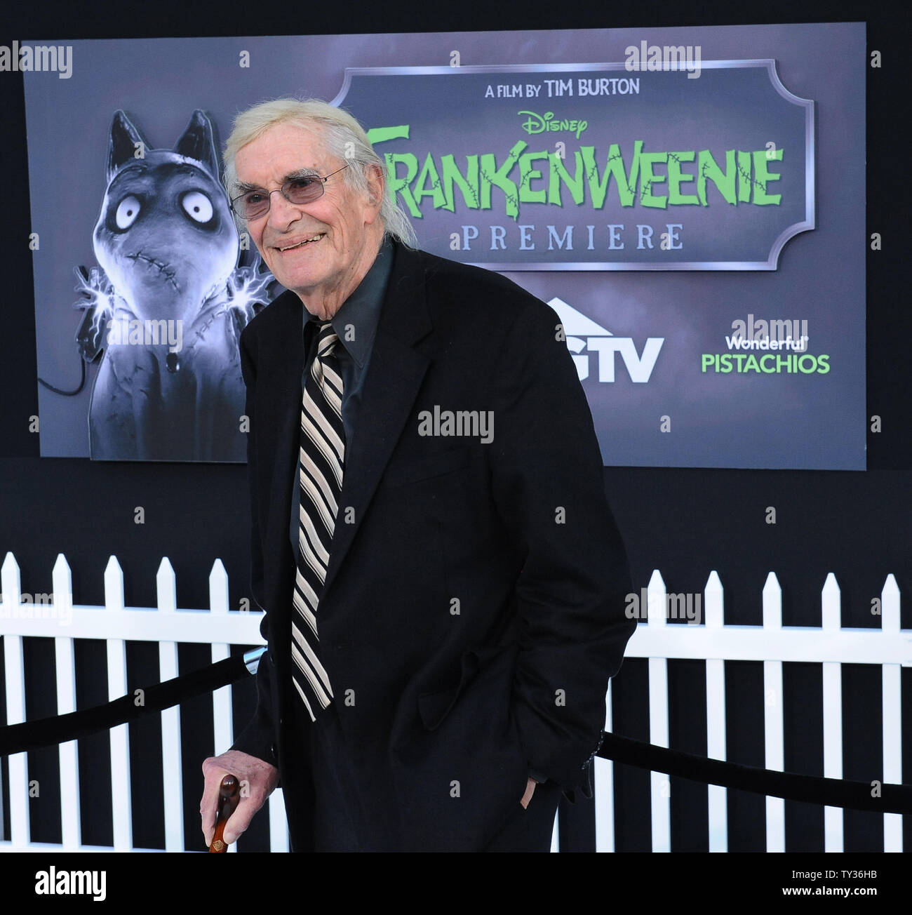 Actor Martin Landau, a cast member in the animated motion picture sci ...