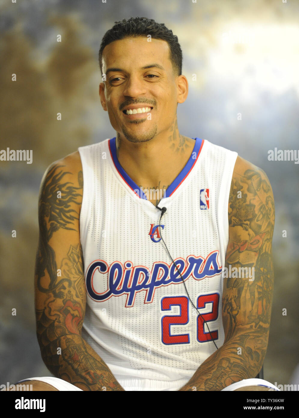 Los Angeles Clippers' Matt Barnes poses for a picture at the Clippers ...