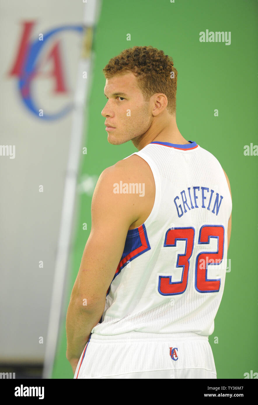 Los Angeles Clippers' Blake Griffin poses for a photo at the Clippers ...