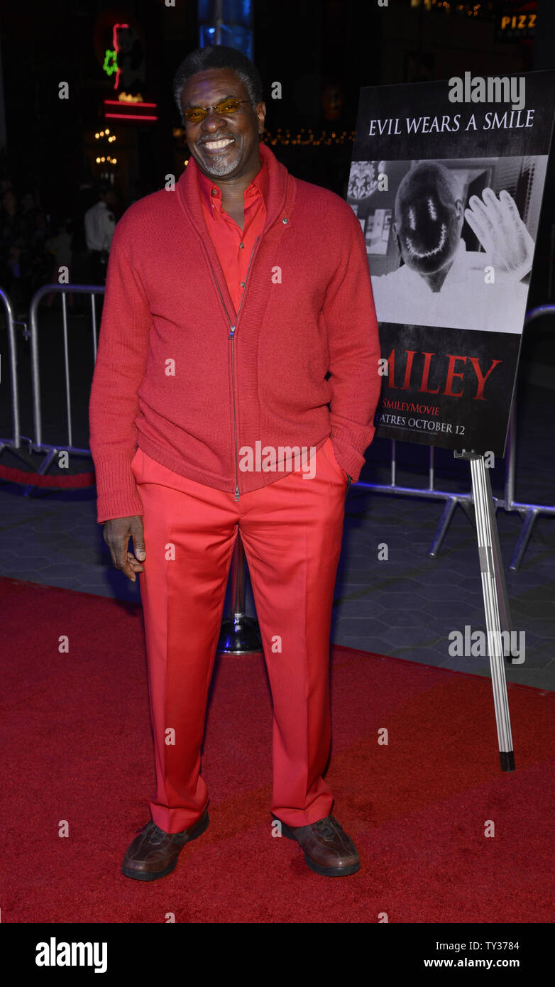 Cast member Keith David attends the premiere of the horror film "Smiley ...