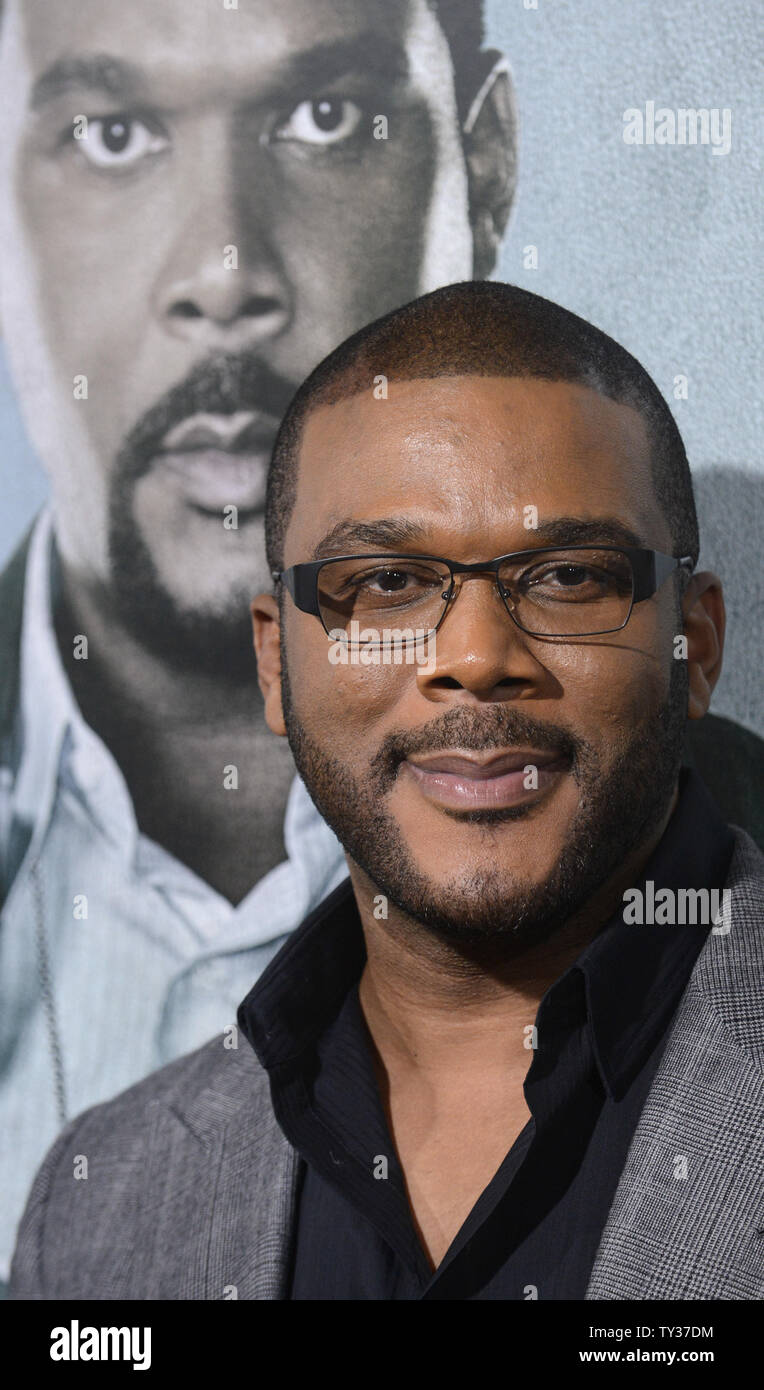 Cast member Tyler Perry attends the premiere of the film "Alex Cross ...