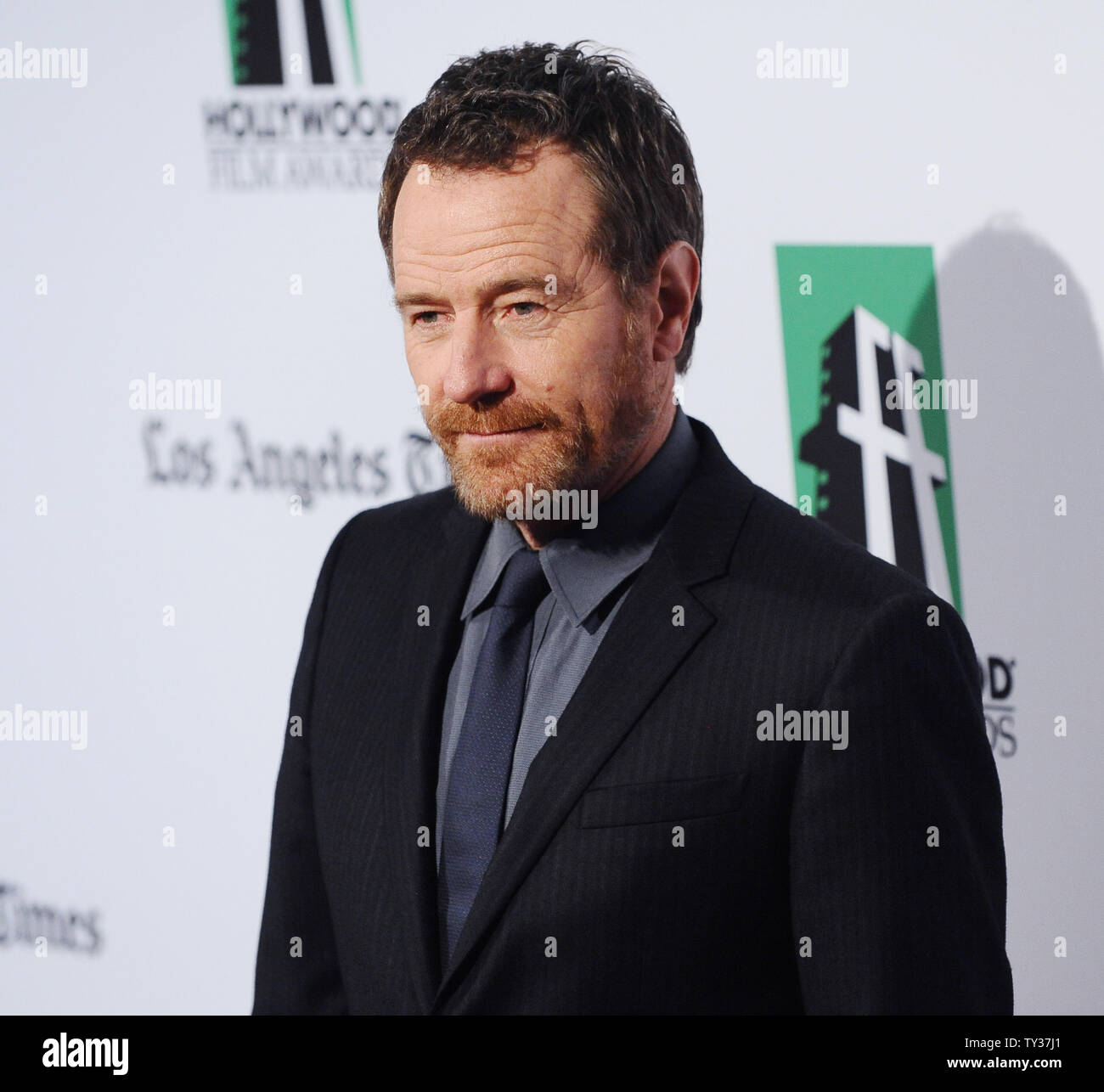 Actor Bryan Cranston arrives at the 16th annual Hollywood Film Awards ...