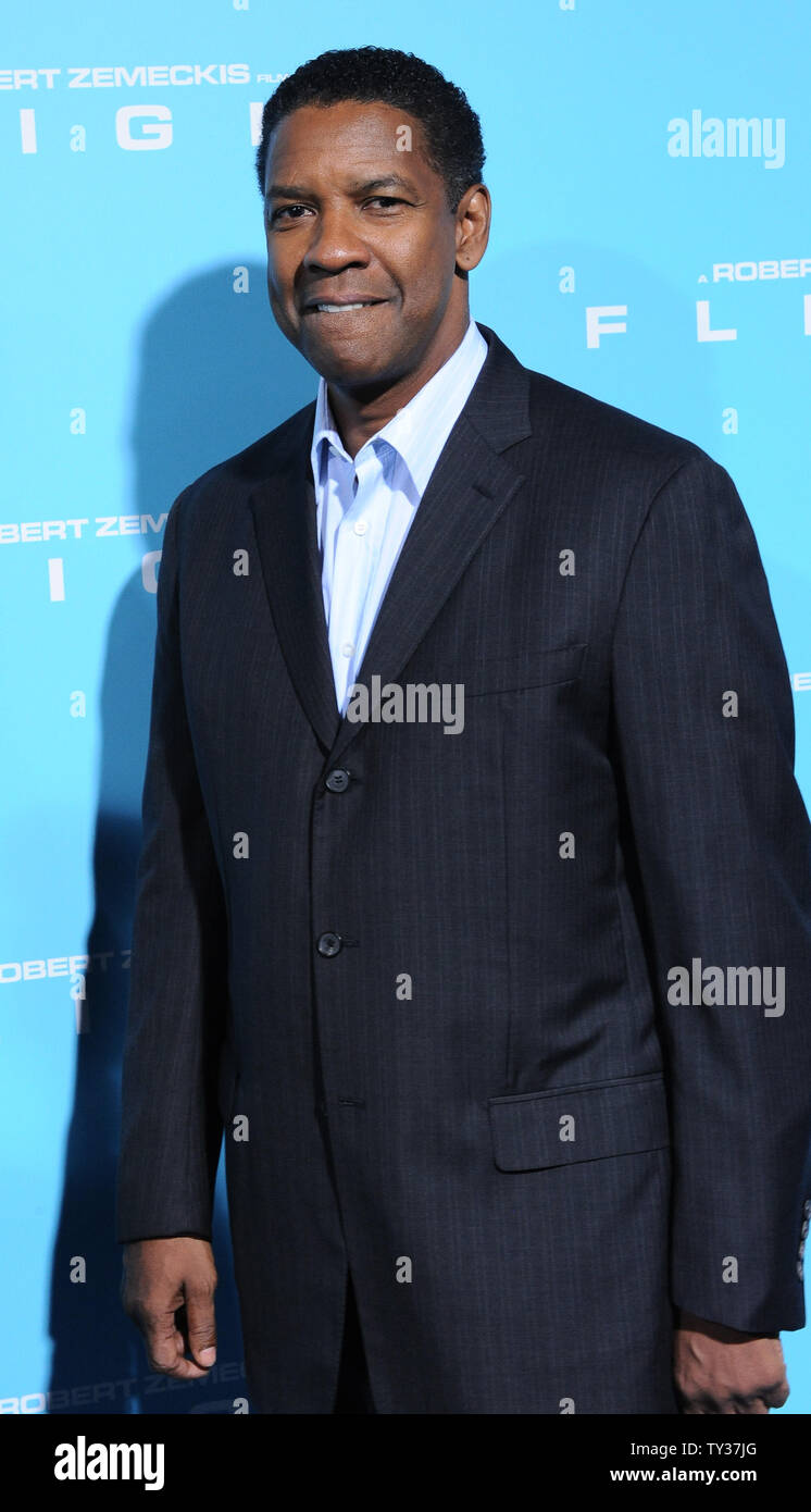Actor Denzel Washington, a cast member in the motion picture drama ...