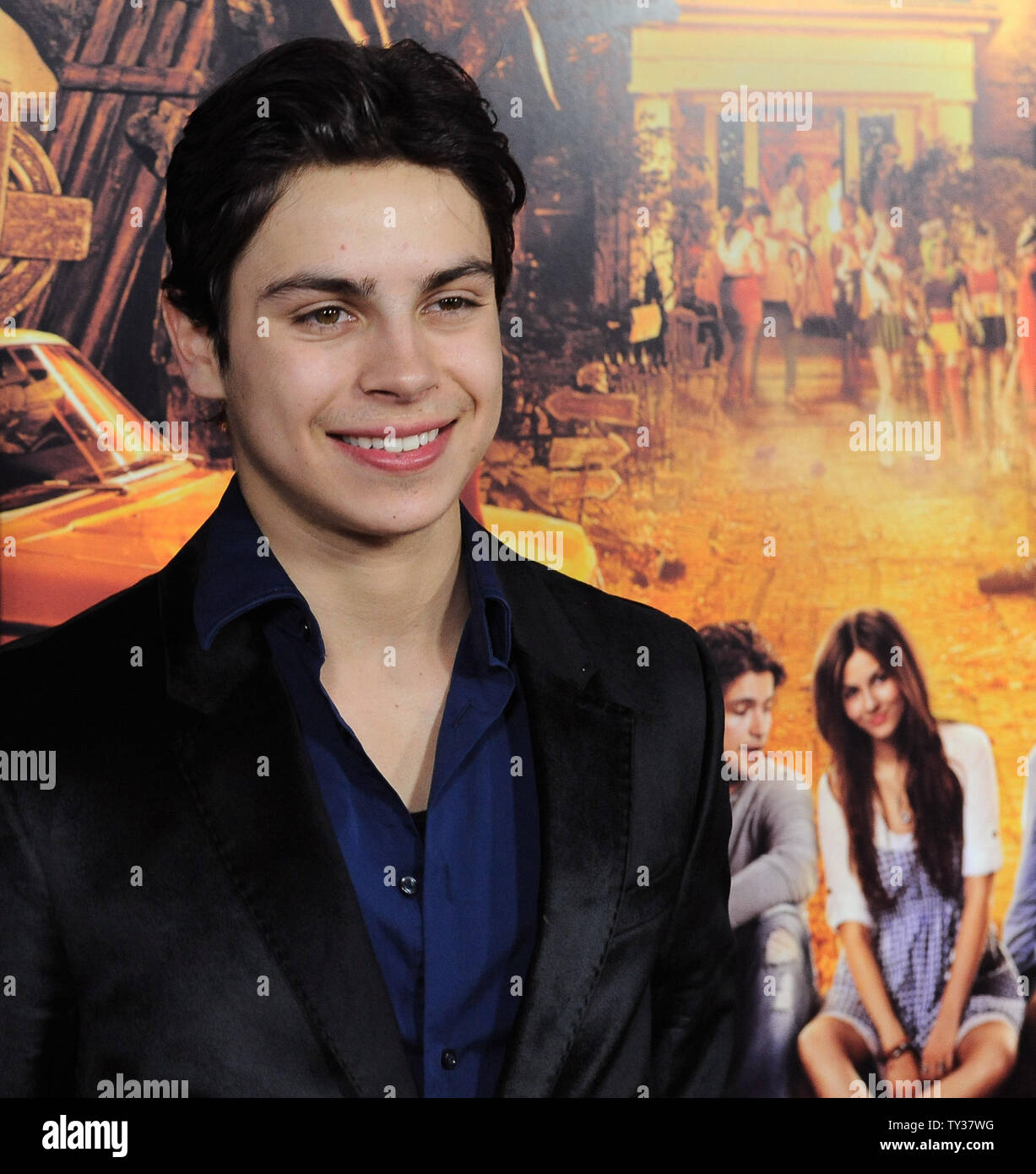 Actor Jake T. Austin attends the premiere of the motion picture comedy ...