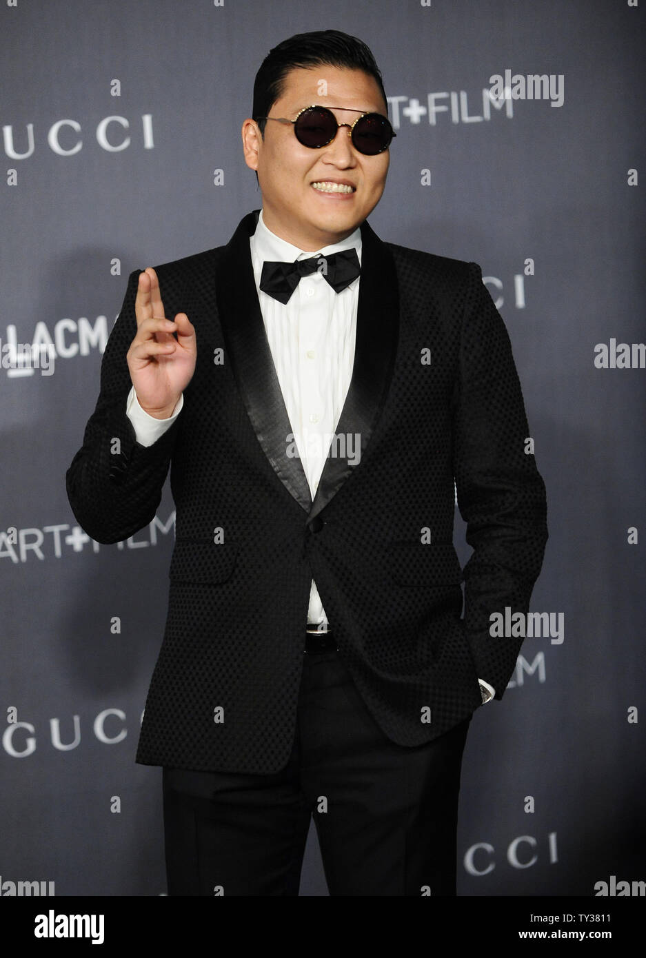 Singer PSY arrives at the LACMA Art + Film Gala in Los Angeles on ...