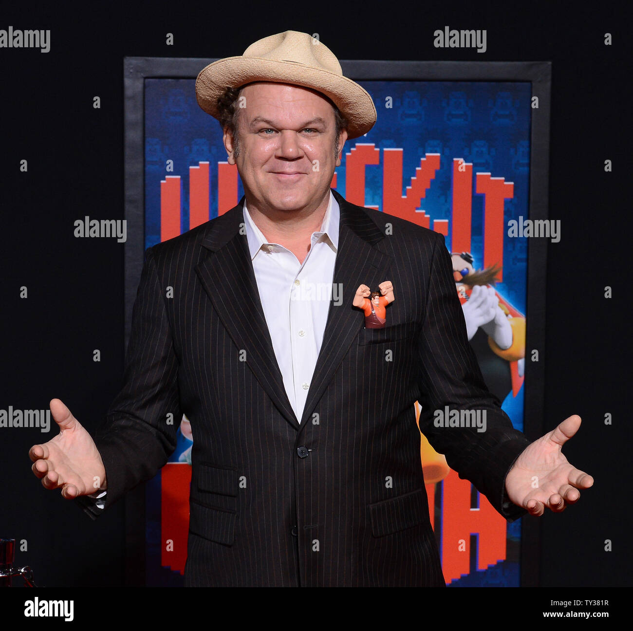 Actor John C. Reilly, the voice of Wreck-It Ralph in the motion picture ...