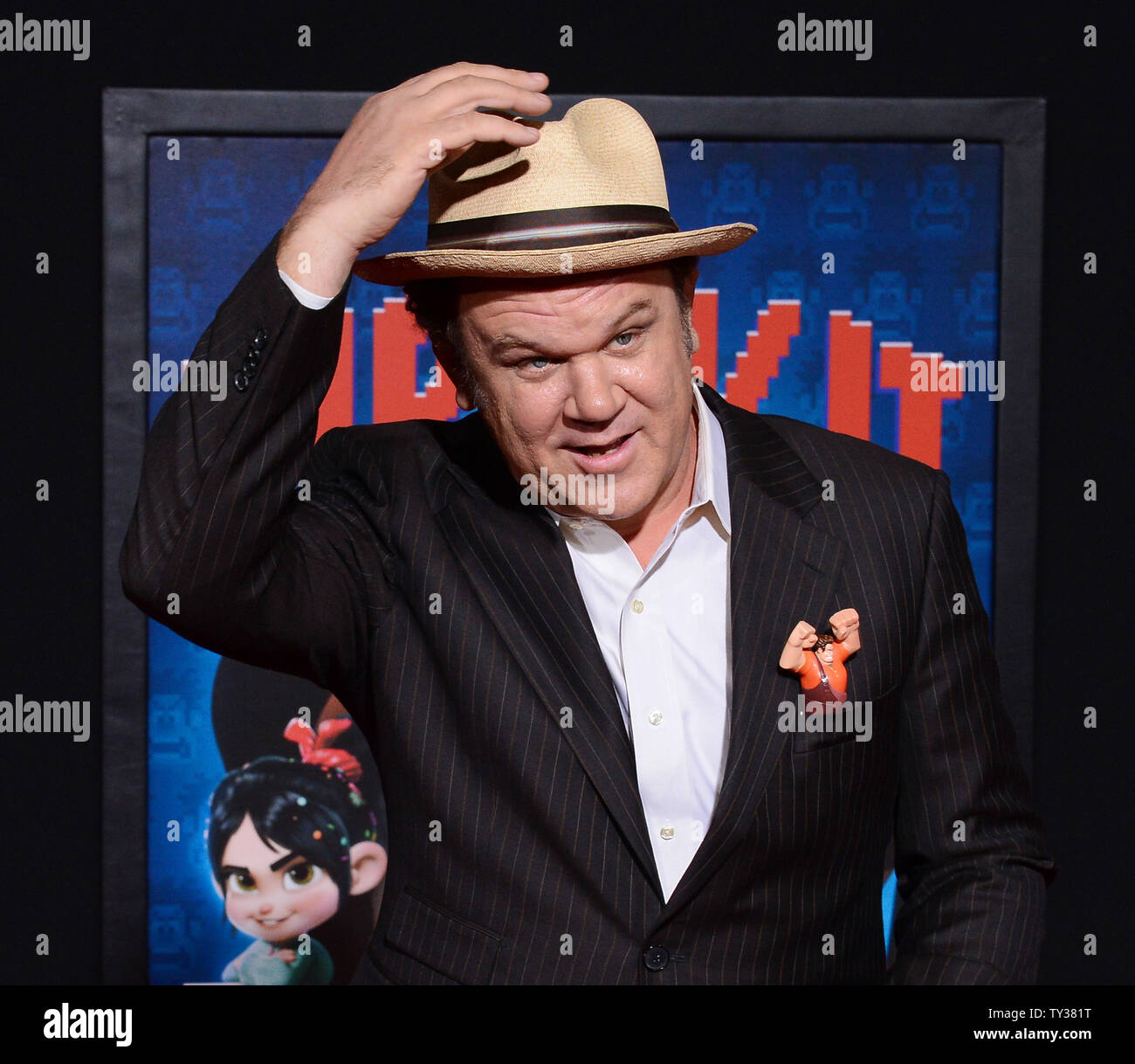 Actor John C. Reilly, the voice of Wreck-It Ralph in the motion picture ...