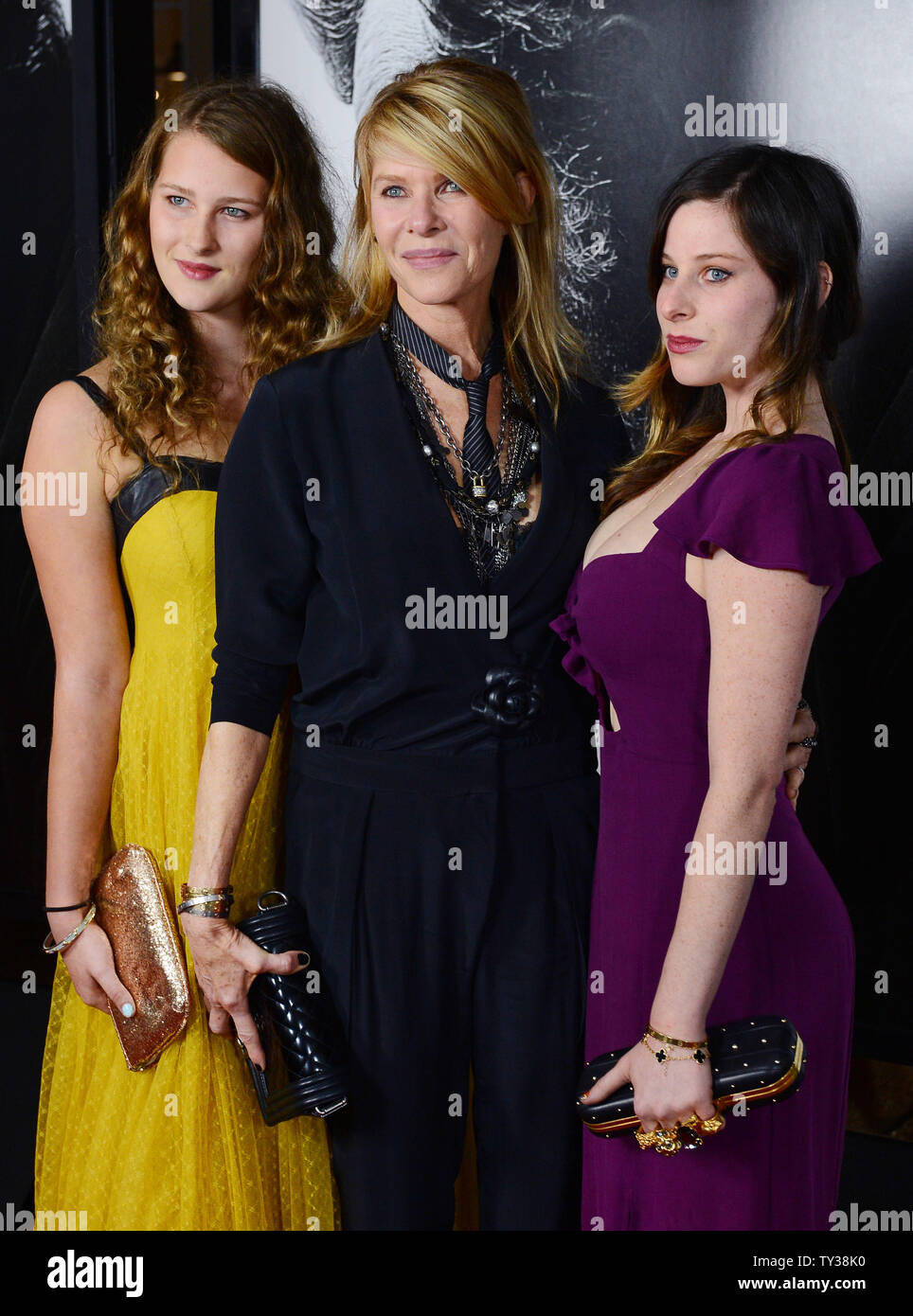 Kate Capshaw (C) and daughters Destry Allyn Spielberg (L) and Sasha ...